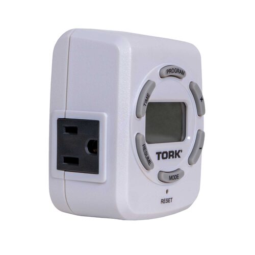 Heavy Duty Digital 7-Day Timer with 2 Grounded Outlets - Wintergreen ...