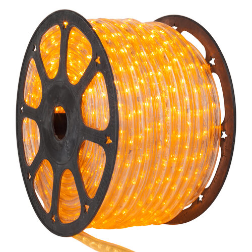 Yellow LED Rope Light, 153 ft - Wintergreen Corporation