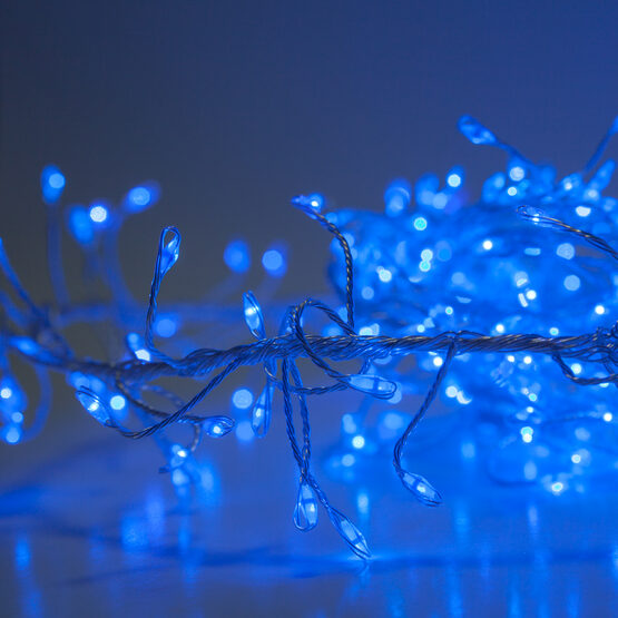Blue LED Fairy Lights, Silver Wire - Wintergreen Corporation ...