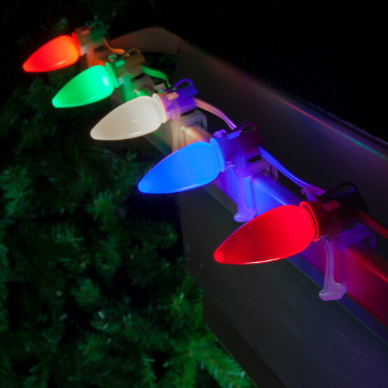 Christmas Lights C9 Multicolor Smooth Opticore Commercial Led