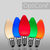 C7 120V Multicolor LED Replacement Bulbs - Wintergreen Corporation